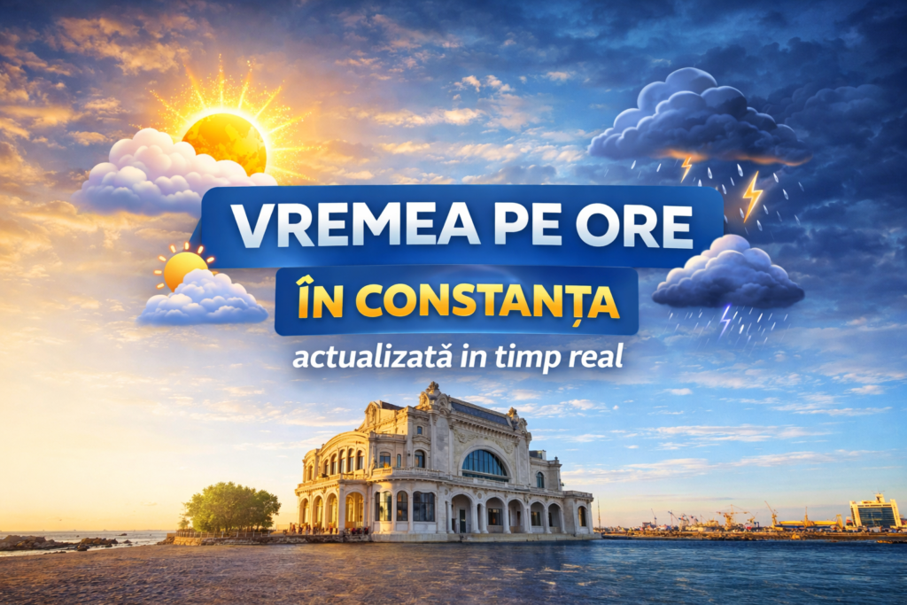 Vremea pe ore Constanța azi – Prognoza meteo actualizată